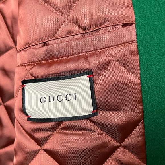 Gucci | Jackets & Coats | Rare Gucci Runway Guccy Tiger Wool Letterman ...